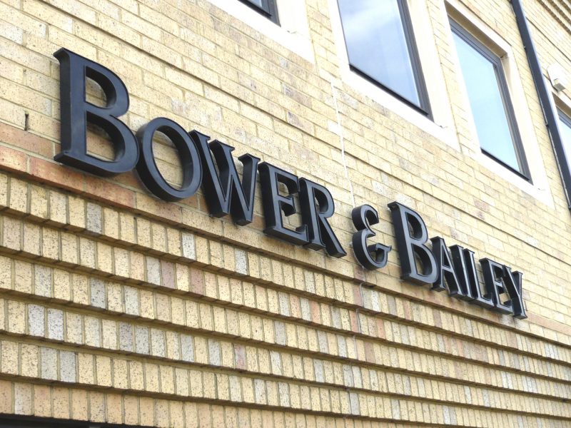 Acrylic cut letters and logos and acrylic signs made in Oxfordshire