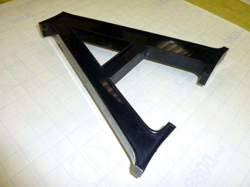 Acrylic cut letters and logos and acrylic signs made in Oxfordshire